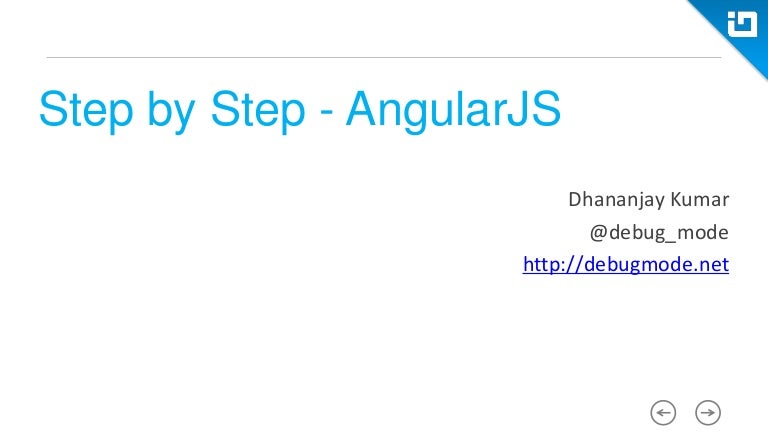 Step By Step Angularjs 