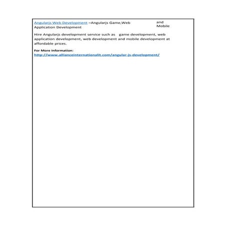 Angularjs Web Development | PDF
