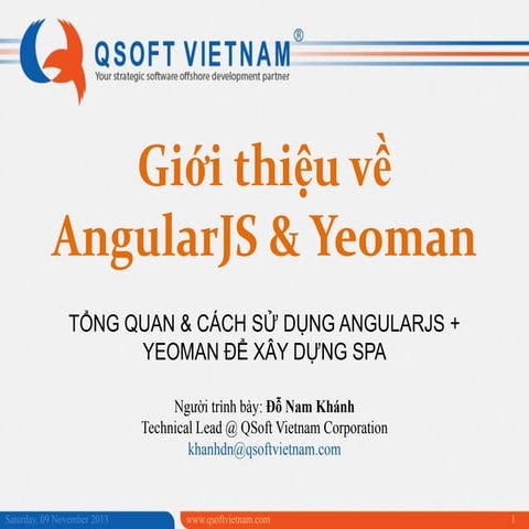Giới Thiệu Overview Về Angularjs Yeoman Ppt 9065