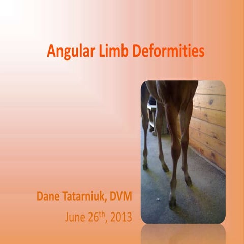 Angular limb deformity | PPTX