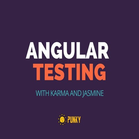 Angular Testing Ppt