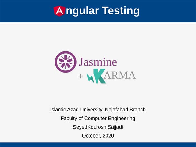 Angular Testing Ppt 4651