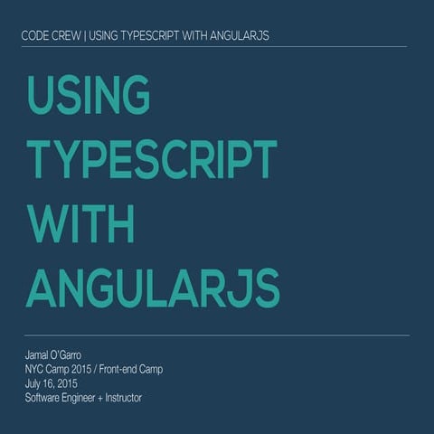 Using Typescript With Angular Ppt 1388