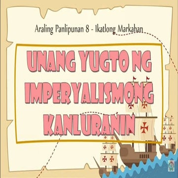 Ang Unang Yugto ng Imperyalismong Kanluranin.pptx