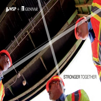 WSP & GENIVAR - STRONGER TOGETHER | PDF
