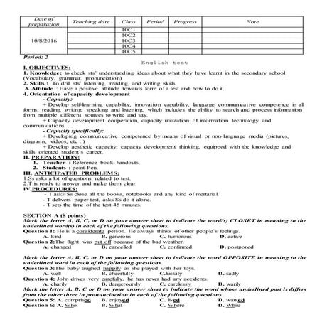 Tiếng Anh 9 i-Learn Smart World - Luyện tập - Unit 2. Key.docx