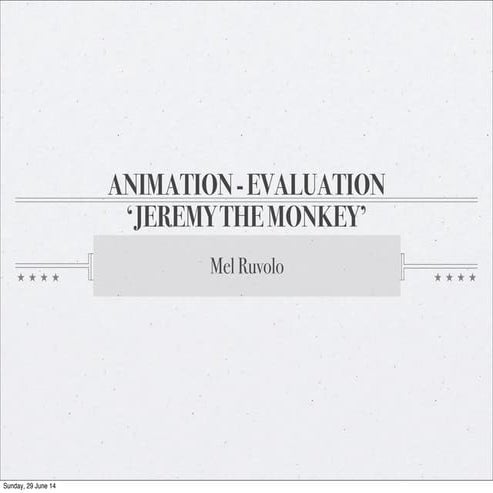 Animation evaluation | PPT