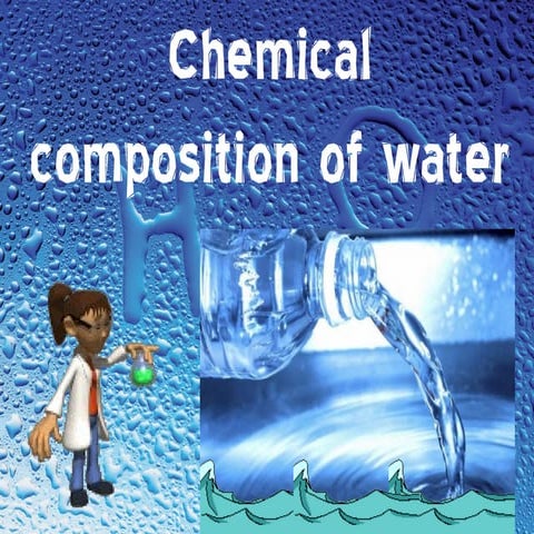 Chemical structure of water | PPT
