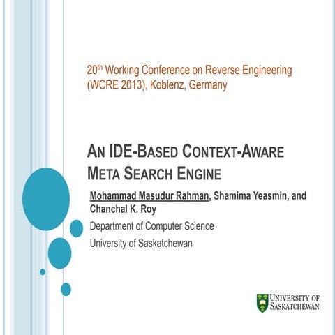 The recommendations system for source code components retrieval | PPTX