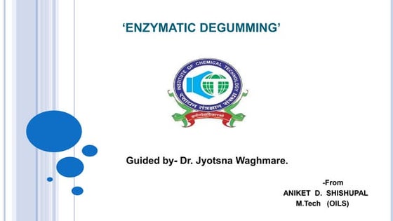 Oil refinery(degumming process) | PPTX | Chemistry | Science