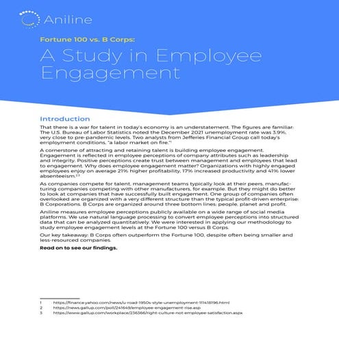 A Study in Employee Engagement | PDF