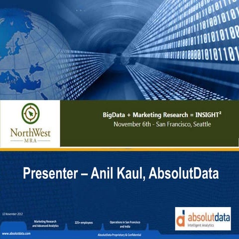 Insight Presentation - Anil Kaul, AbsolutData | PPT