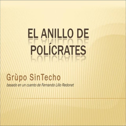 Anillo De PolíCrates | PPT