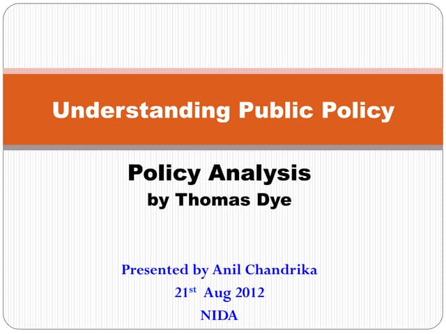 Levels and typologies of public policy | PPTX