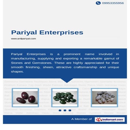 Pushyaragam Stone | DOCX