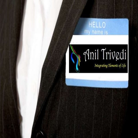 Anil trivedi profile | PPT