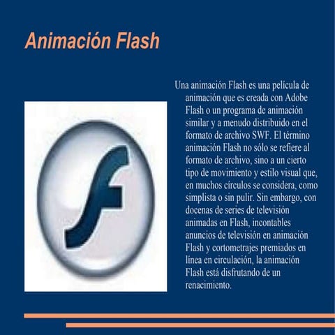Animacion flash | ODP | Computer Animation | Computer Software and ...