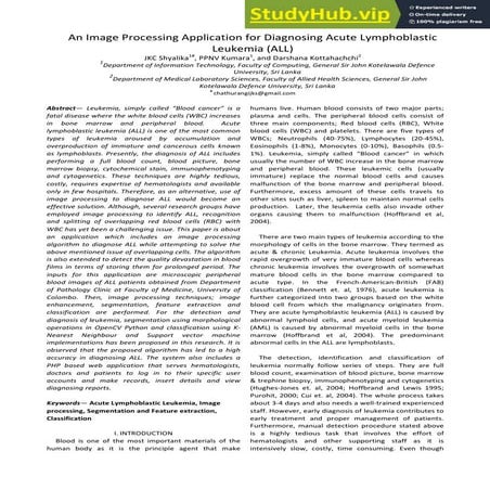 PPT-Detection of Blood Cancer in Microscopic Images of Human Blood.pptx