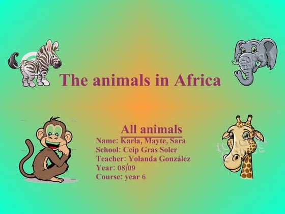 At The Zoo - Animals | PPT