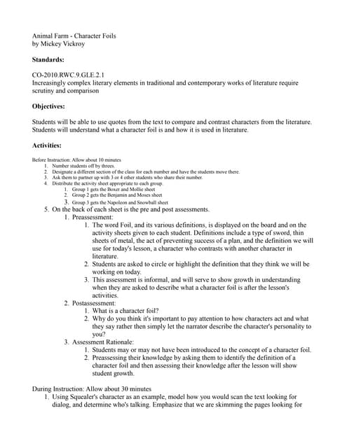 Lesson plan 2 alfa writing farm animals | PDF