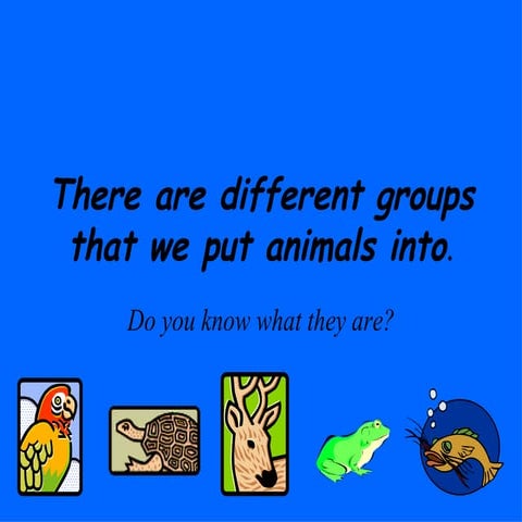 Animals powerpoints for kids