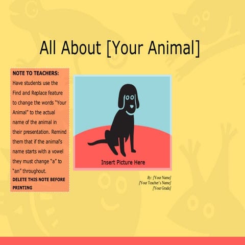 Animal Report | PPT
