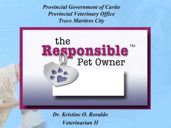 Responsible Pet Ownership | PPT