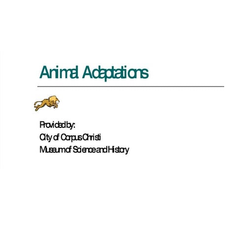 Animal adaptations bareilly college.pptx