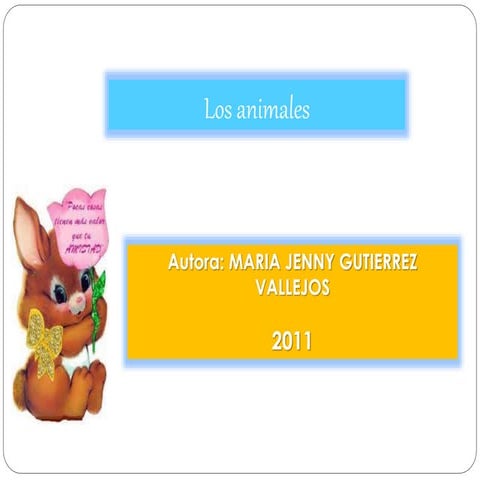 CLASIFICACIÓN DE LOS ANIMALES | PPTX