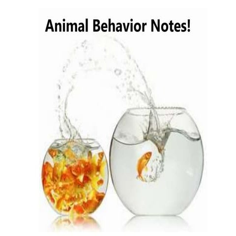 Animal Behavior and it's type to show the | PPT