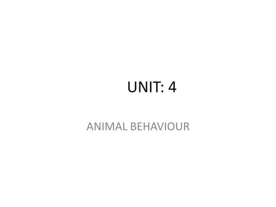 animal behaviours and its types with examples | PPT