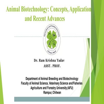 Animal Biotechnology (1).pdfr3,iob iorfh fn;i nfu | PDF