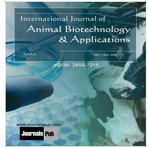 International Journal of Animal Biotechnology and Applications vol 2 ...