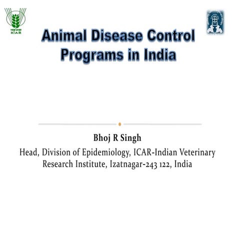 Animal Disease Control Programs in India.ppt