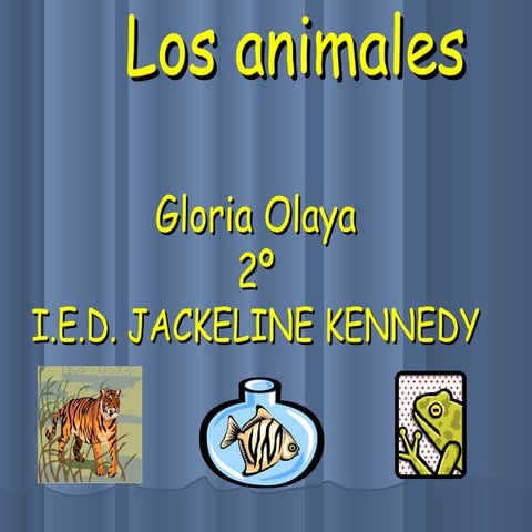 Los animales | PPTX