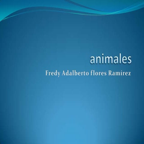 Animales | PPTX