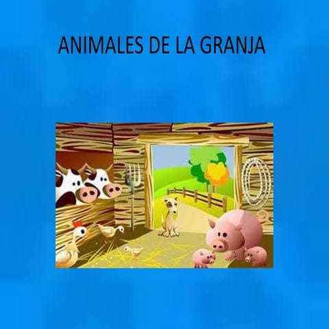 Animales de la granja | PPTX