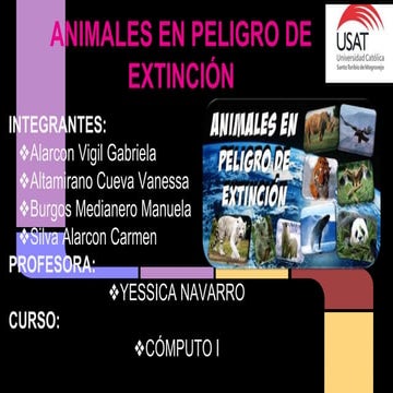 En peligro de extinción de pr | PPTX