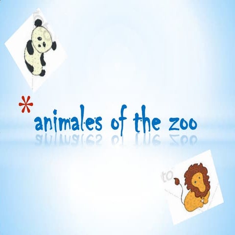 Animales of the zoo | PPT