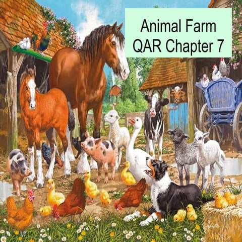 Animal farm knowledge organiser | PPTX