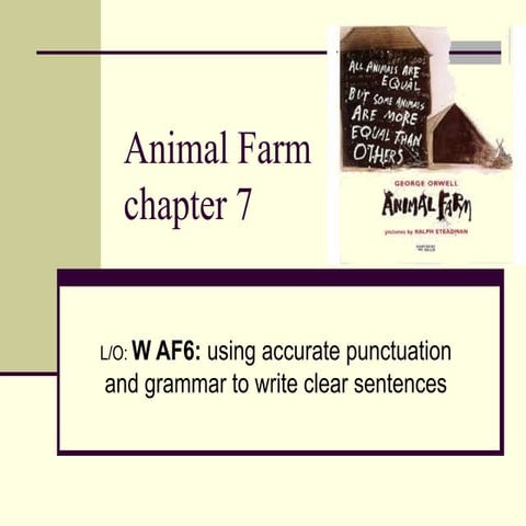 Animal Farm. This presentatin is about Animal Farm | PPT