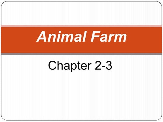 Animal Farm Powerpoint Intro | PPT