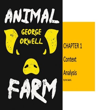 Animal Farm Chapter 1 ONE Reference .pptx