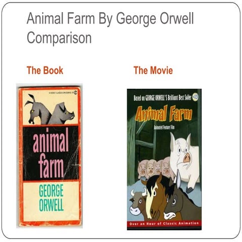 Animal farm comparison UG | PPTX | Entertainment