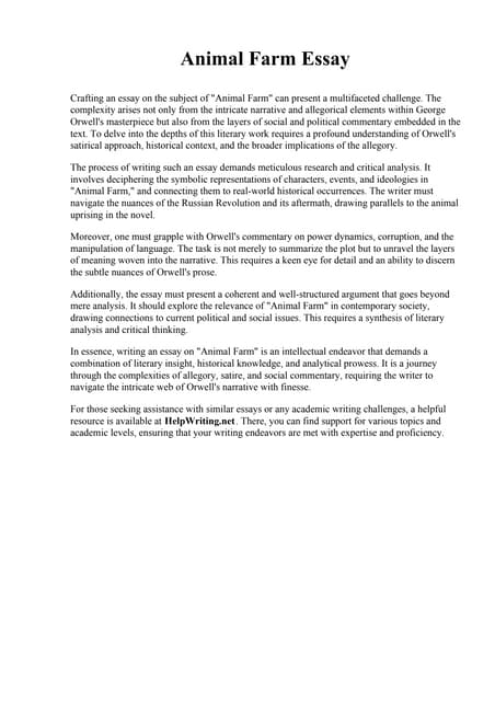 Animal Farm Essays.pdf
