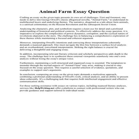 Animal Farm Essay Question.pdf