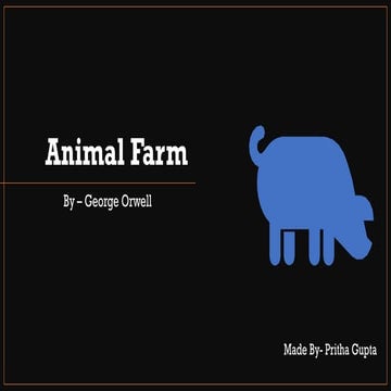 Animal Farm by George Orwell | PDF