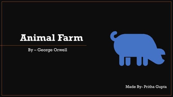 Animal Farm Powerpoint | PPT