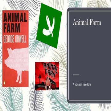 Animal Farm PPT | PPTX