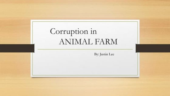 Animal Farm | PPT